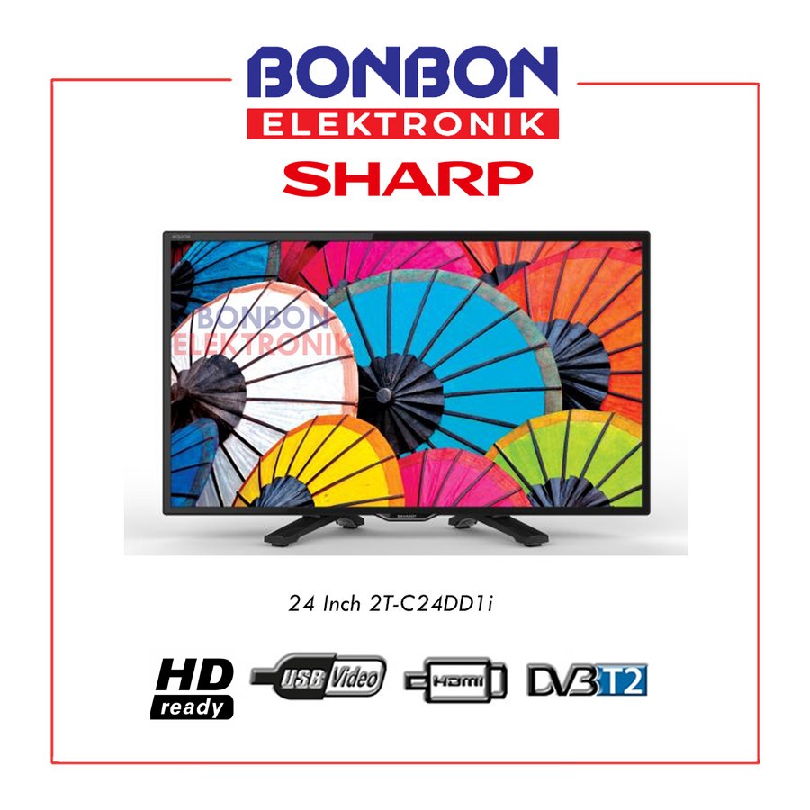 Jual Sharp LED Digital TV 24 Inch 2T-C24DD1i | Renos