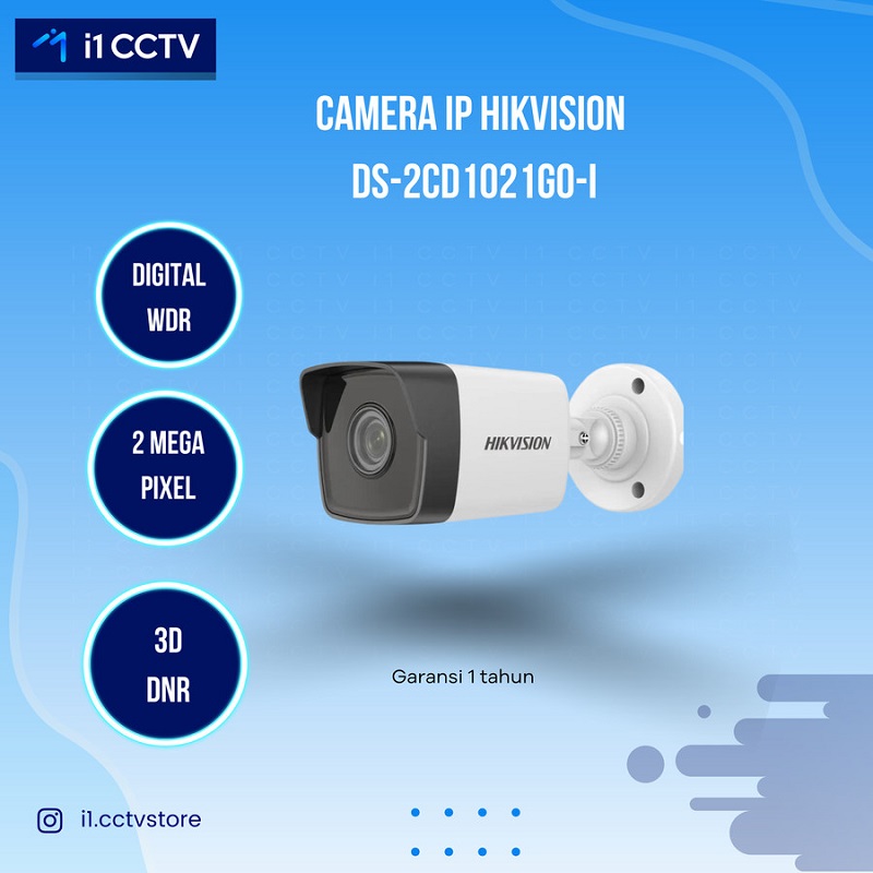 Jual CAMERA IP HIKVISION DS-2CD1021G0-I 2MP OUTDOOR | Renos