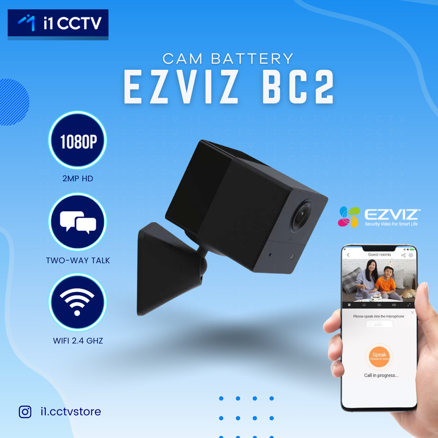 Jual CAMERA EZVIZ BC2 2MP BATTERY | Renos