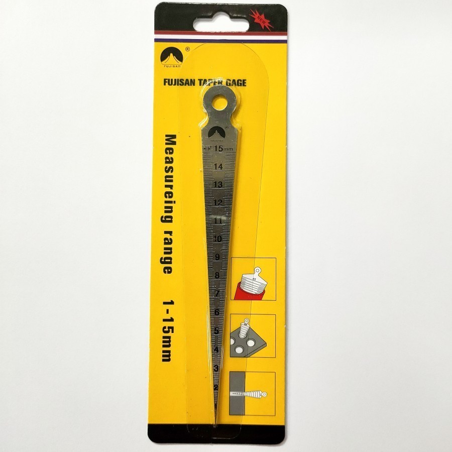 Jual Tapper Gauge Fujisan 1 - 15mm | Fujian Taper Gage | Renos