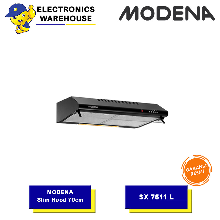 Jual MODENA COOKER HOOD (70cm) - SX 7511 L | Renos