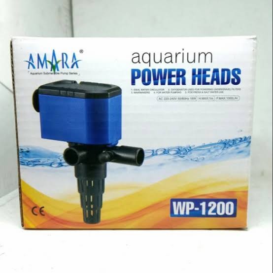 Jual AMARA WP 1200 / 18 watt / 1000L / POMPA AQUARIUM / POWER HEAD ...