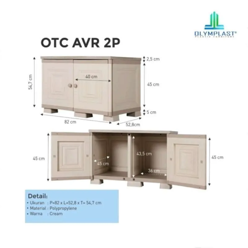 Jual NAKAS PLASTIK - LEMARI PLASTIK - KABINET - OTC AVR SERIES ...