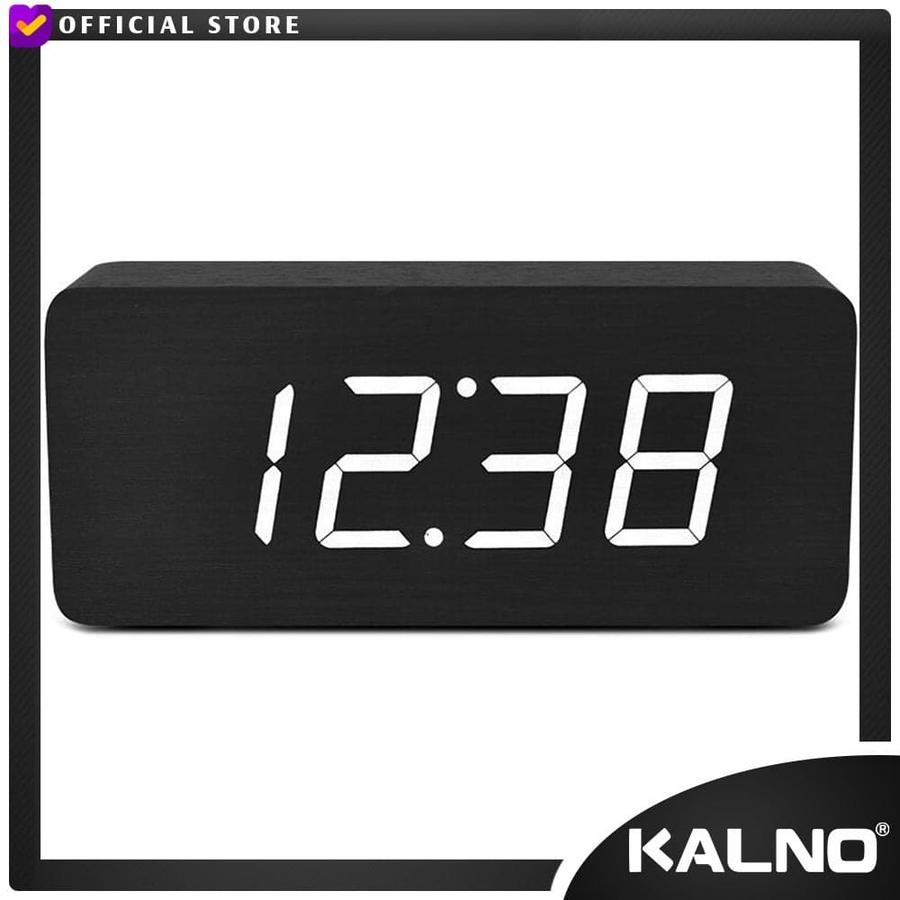 Jual Wooden clock besar / big - lampu kayu led elegant | Renos