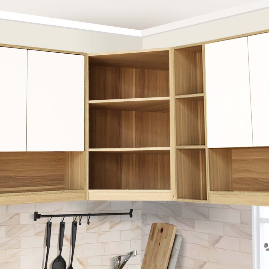 Jual Kitchen Set Kayu Rak Dapur Putih Kabinet Dapur Modern Minimalis ...