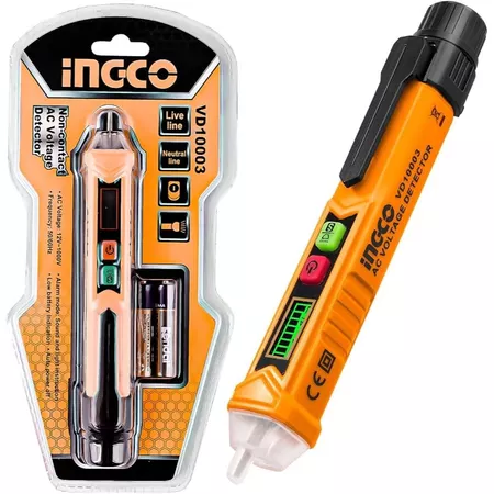 Jual Test Pen Non Contact 1000V INGCO VD10003 Listrik AC Voltage ...