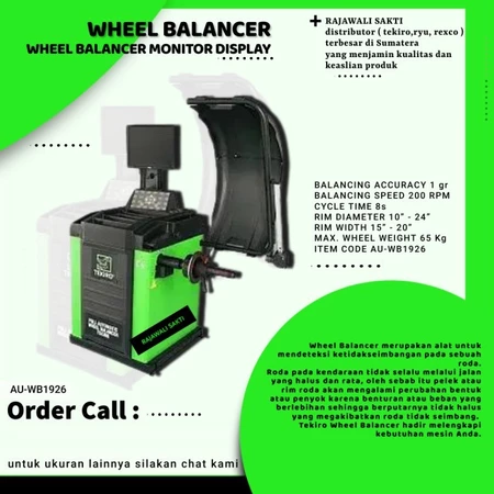 Jual Wheel Balancer Monitor Display TEKIRO Mesin Balancing Ban Roda ...