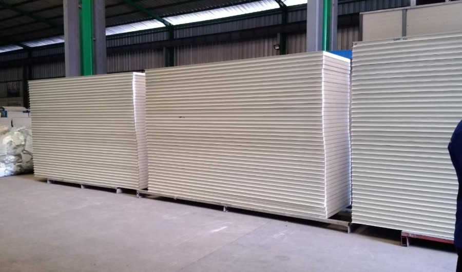 Sandwich Panel EPS 100 cm Tebal 10cm INSULATECH