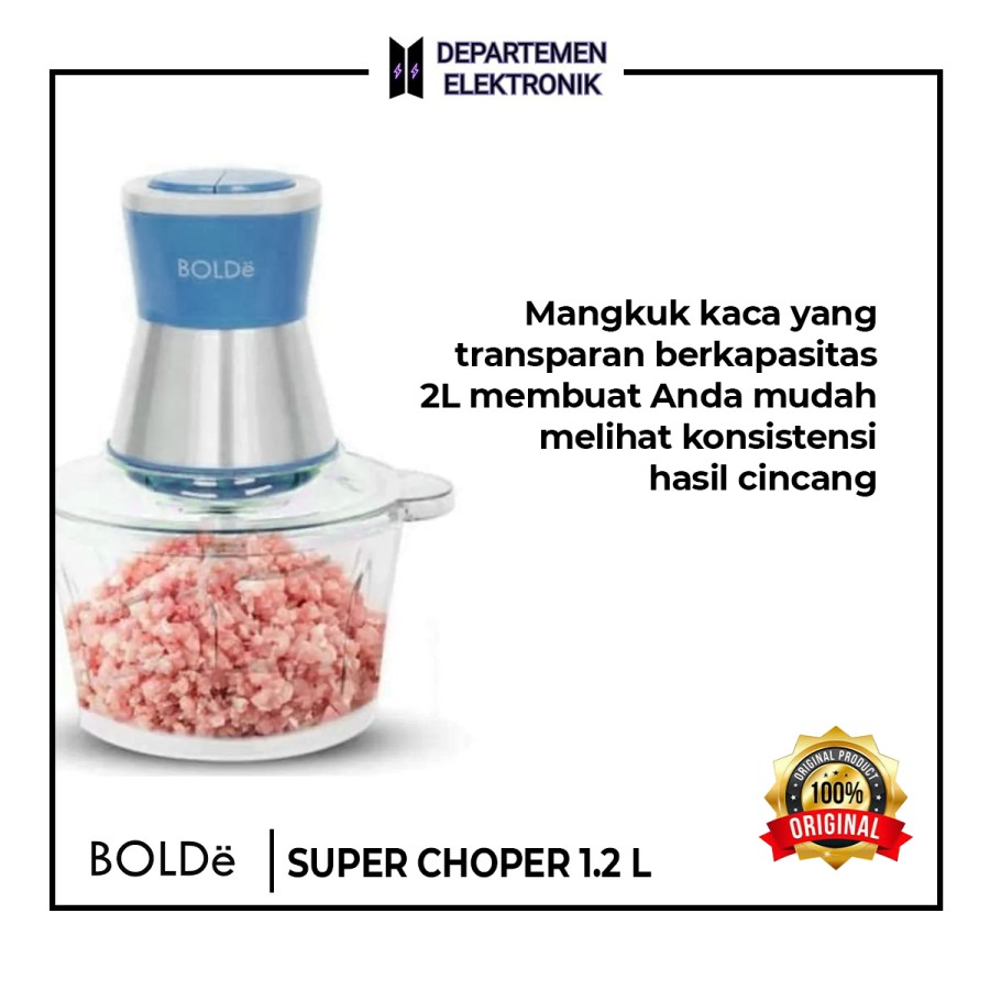 Jual BOLDE SUPER CHOPPER STAINLESS 1,2L | Renos