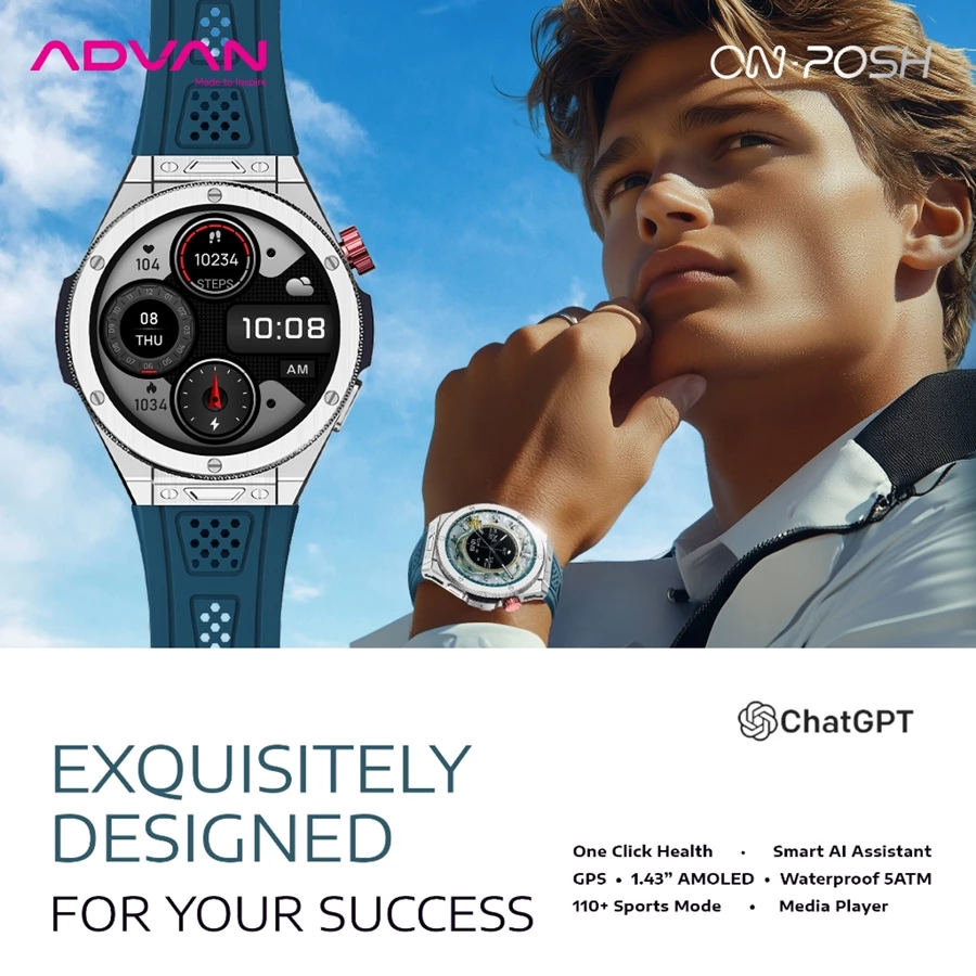 Jual [EXCLUSIVE LAUNCH] ADVAN Smartwatch On Posh GPS Smart Ai Assistant ...