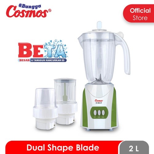 Jual Cosmos CB-502-APC Blender 2 In 1 Chopper Daging Gelas Plastik 2 ...
