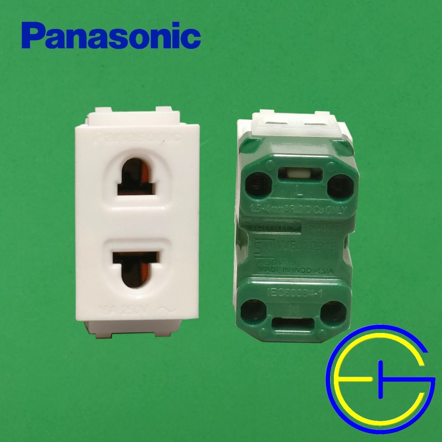 Jual Modul Stop Kontak Wide Series WEJ10919 Panasonic Universal Putih ...