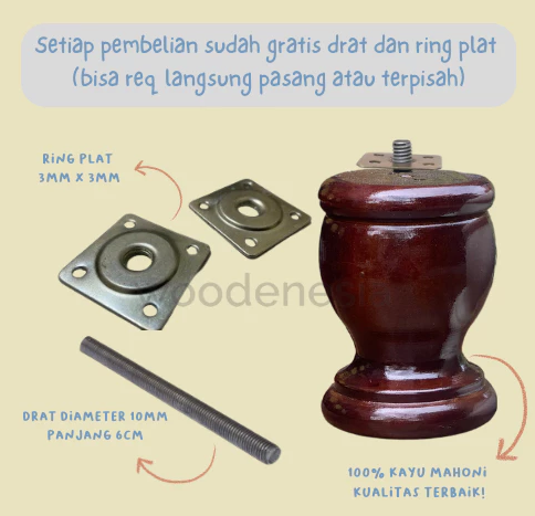 Jual WOODENESIA Kaki springbed kursi sofa spring bed divan dipan kayu ...