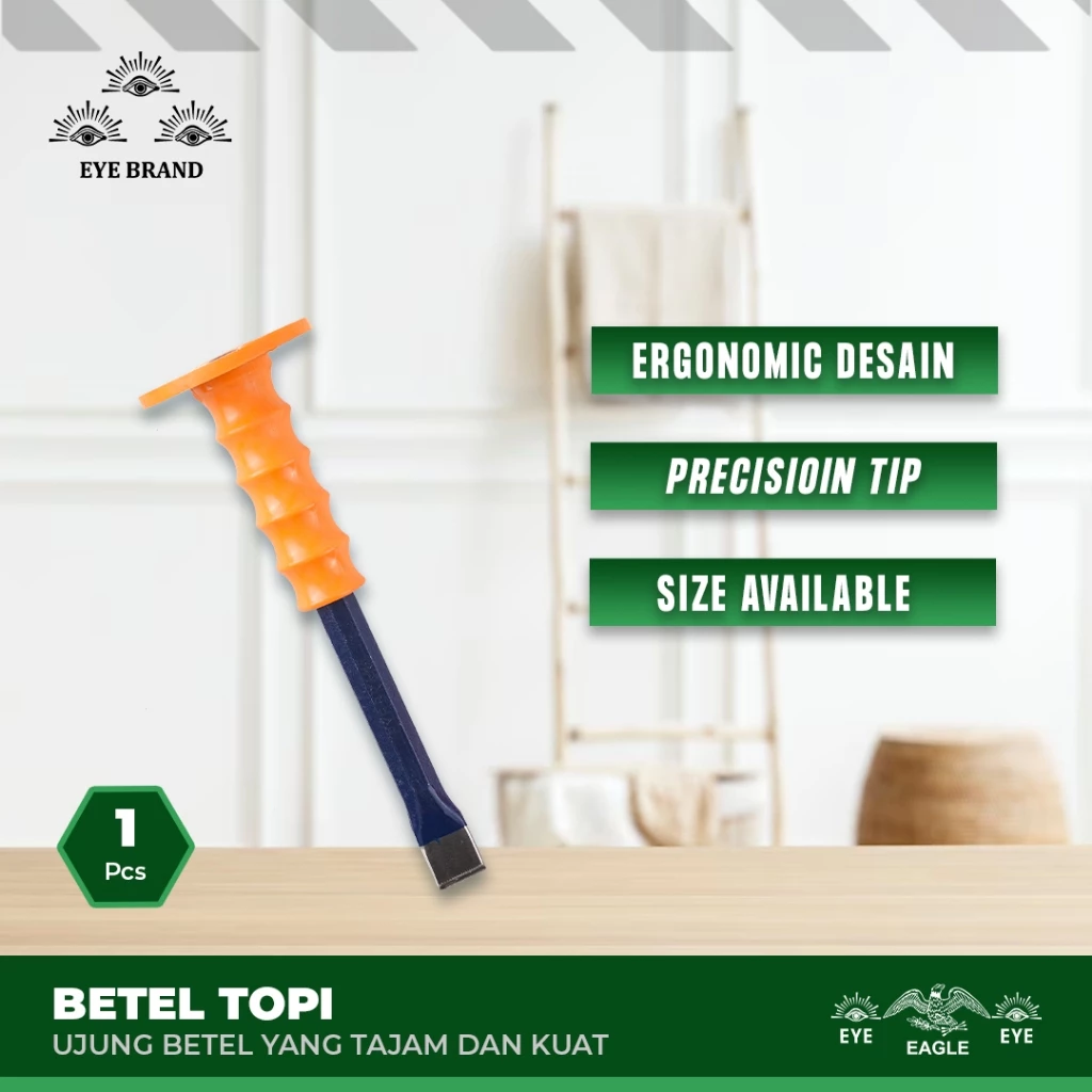Jual Betel Topi Jumbo Lancip Rata 8 10 12 Pahat Batu Beton Tembok Cap ...