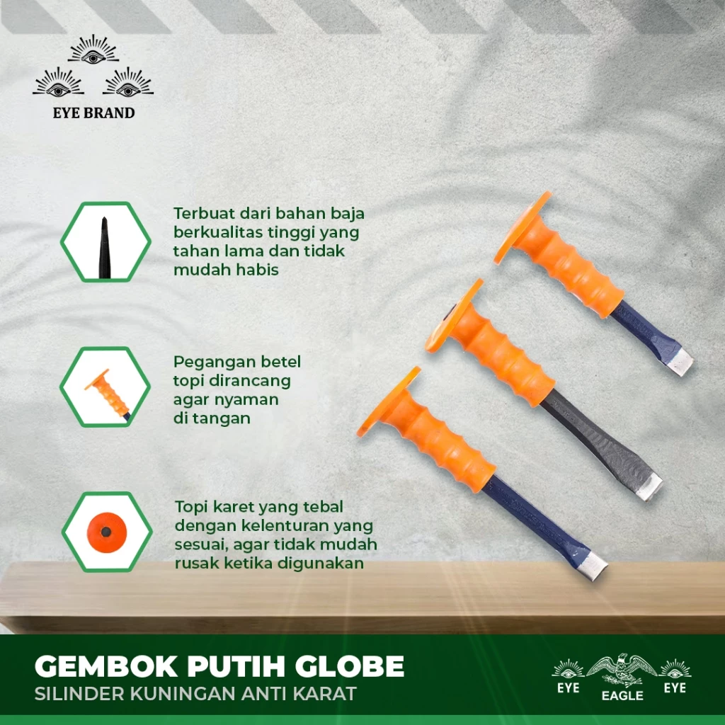 Jual Betel Topi Jumbo Lancip Rata 8 10 12 Pahat Batu Beton Tembok Cap ...