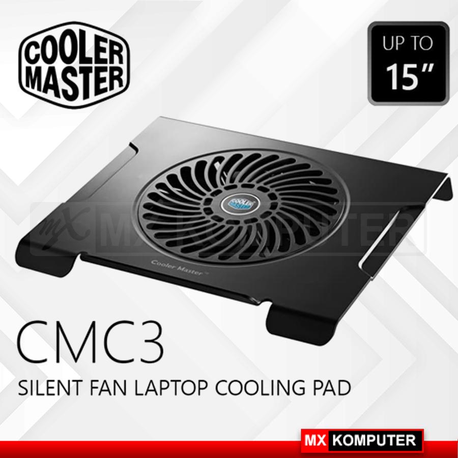 Jual Cooler Master Notepal CMC3 Silent Fan Laptop Cooling Pad | Renos