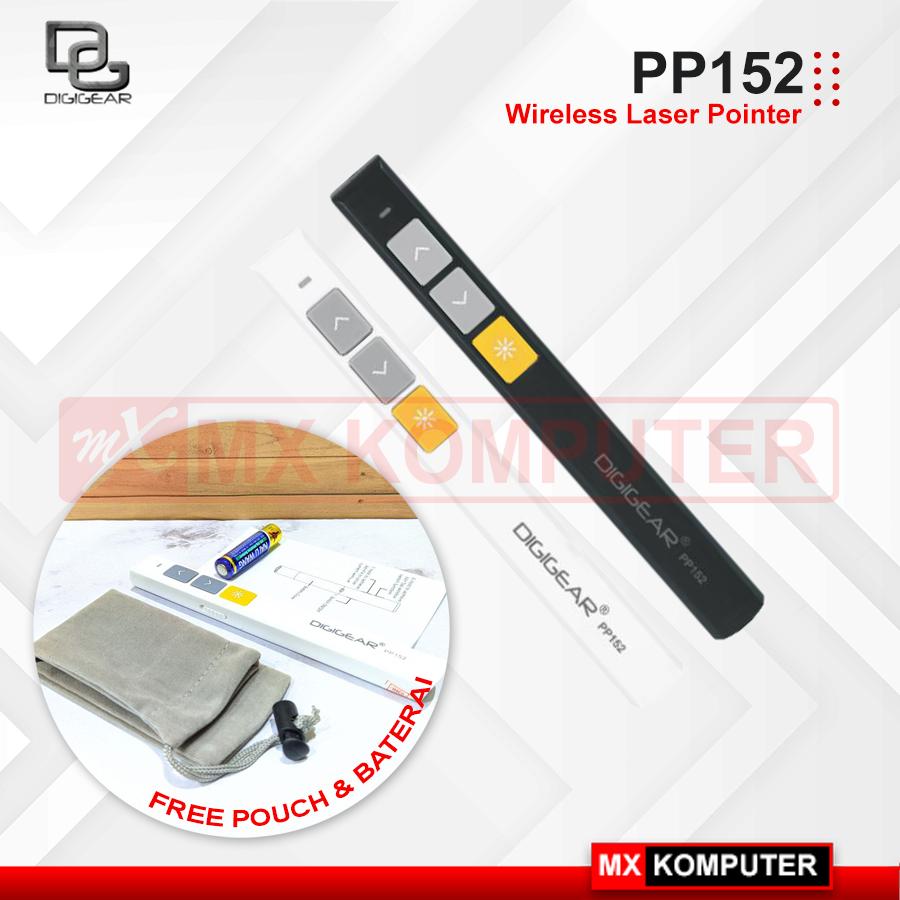 Jual Wireless Laser Pointer Presenter Digigear PP 152 - Hitam | Renos