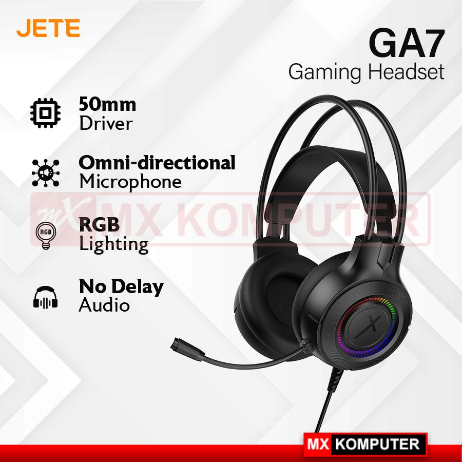 Jual Headset Gaming JETE X GA7 - Headphone Gaming with Mic | Renos