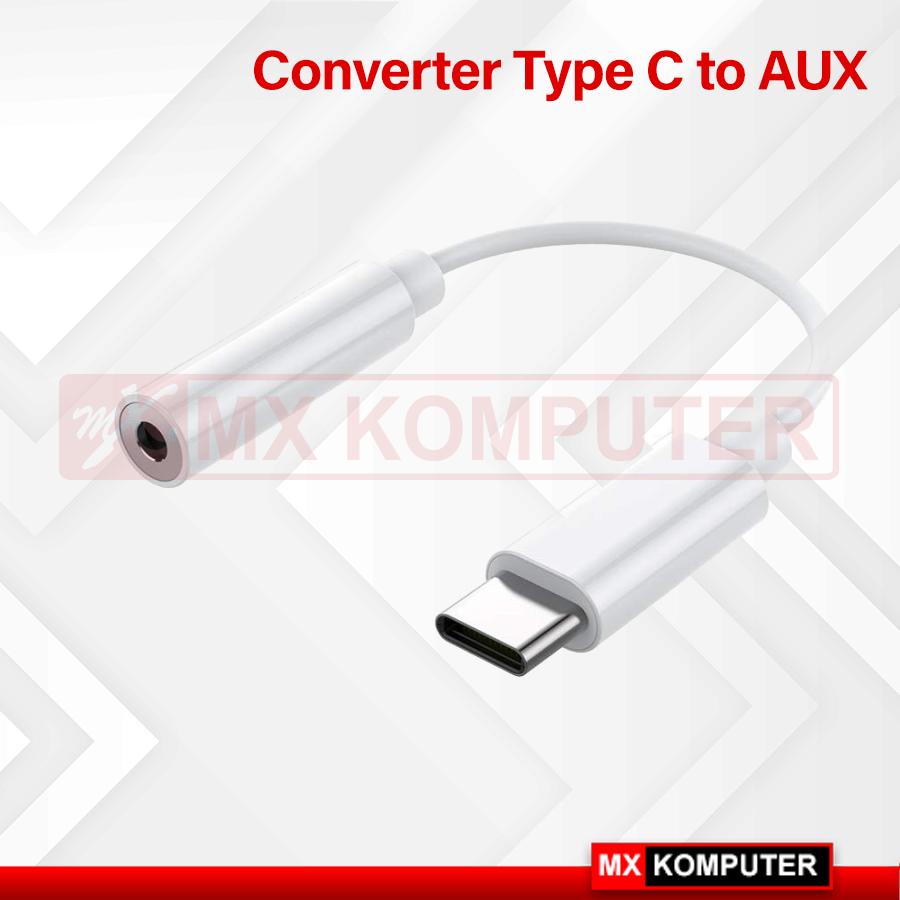 Jual Kabel USB type-C to aux Audio 3.5mm Adapter Converter | Renos