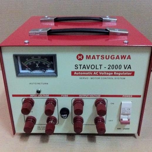 Jual Stavolt Stabilizer Matsugawa AR 2000VA 2000 VA Servo Motor | Renos