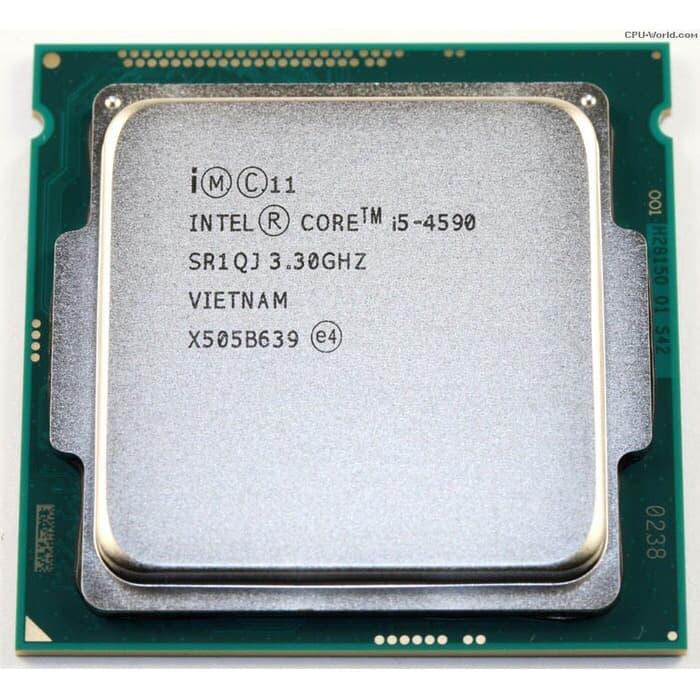 Jual Processor Intel Core i5 4590 + Fan Ori 1150 - Hanya CPU | Renos