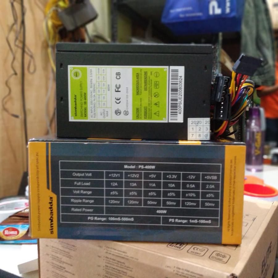 Jual Power Supply Simbadda 400 watt [ PSU 400w ] | Renos