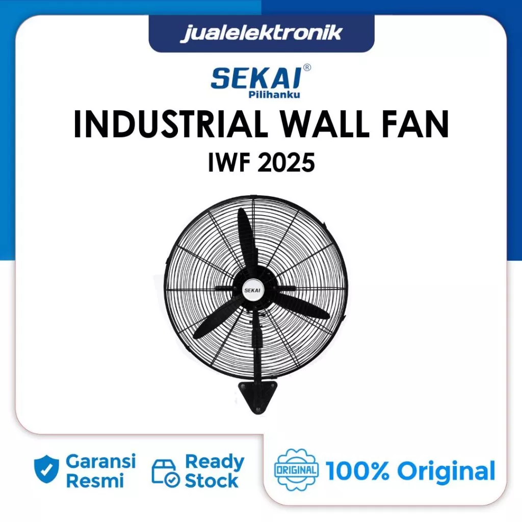 Jual Sekai IWF 2025 IWF2025 – Kipas Angin Dinding Industrial Wall Fan ...