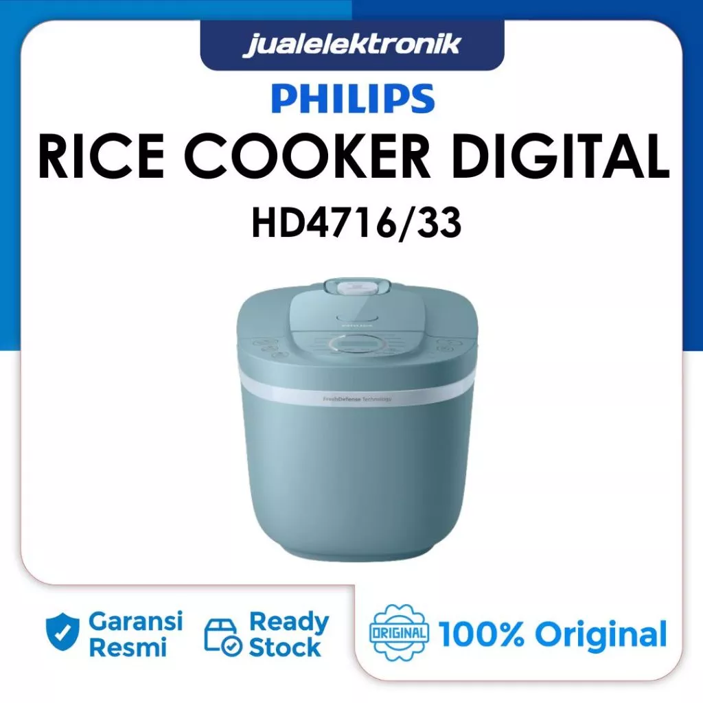 Jual Philips HD4716/33 – Rice Cooker Digital 1.8 Liter 400 Watt 16 Menu ...