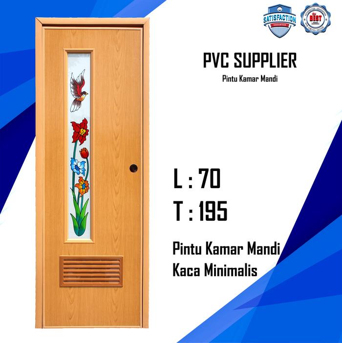 Jual Pintu PVC kaca kotak panjang | Renos