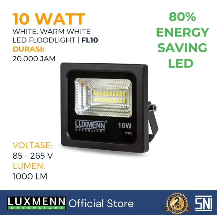 Jual LED FLOODLIGHT 100LM/W LUX-FL30/30W | Renos